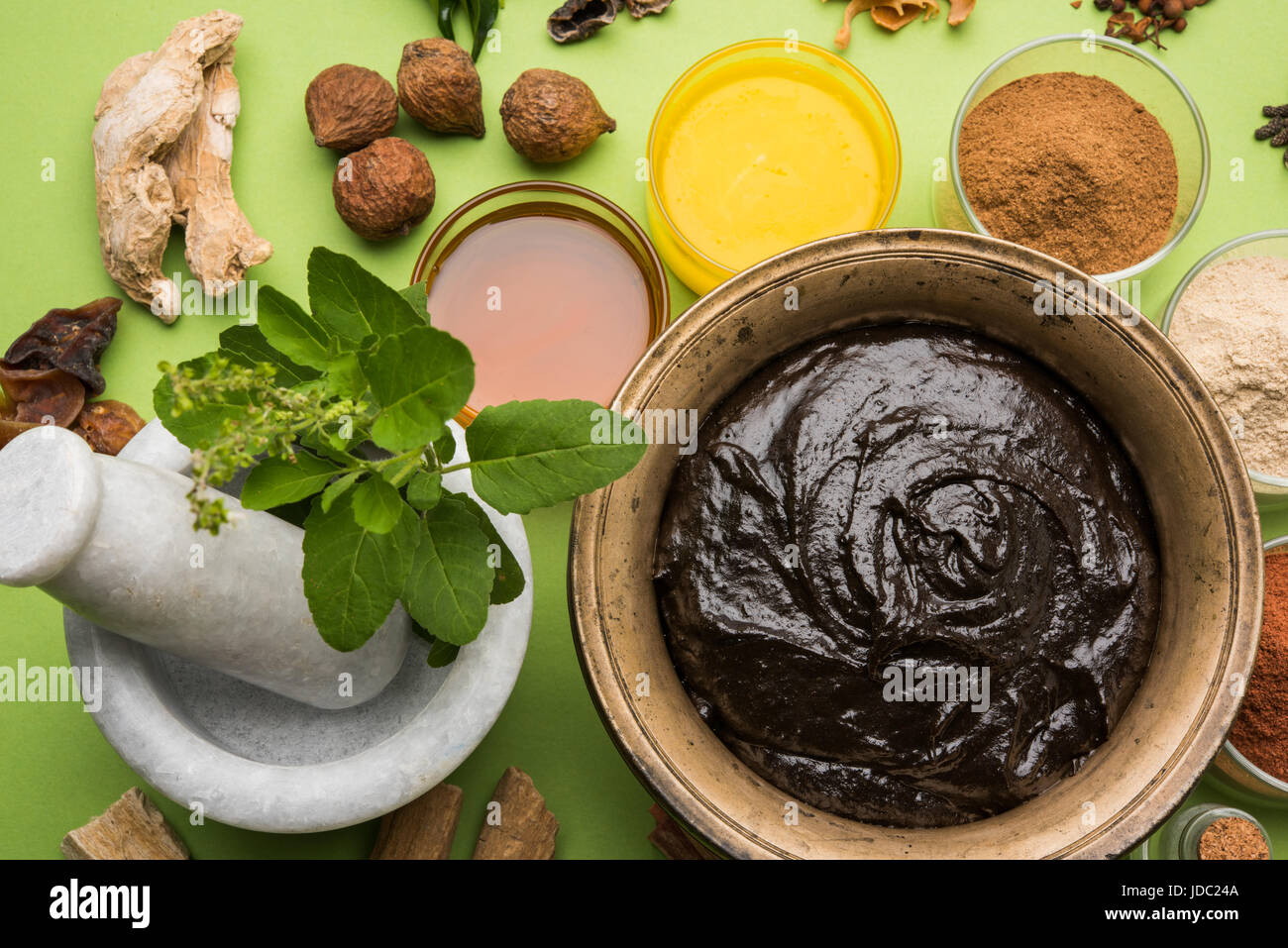 Indian Ayurvedic dietary supplement called Chyawanprash ...