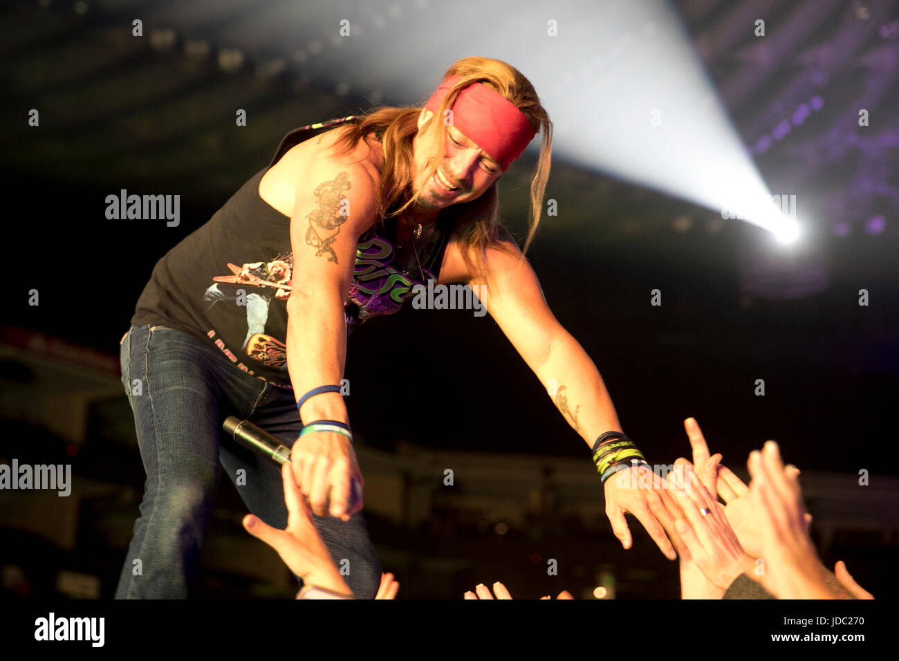 Bret michaels poison performs on june13 hi-res stock photography and ...