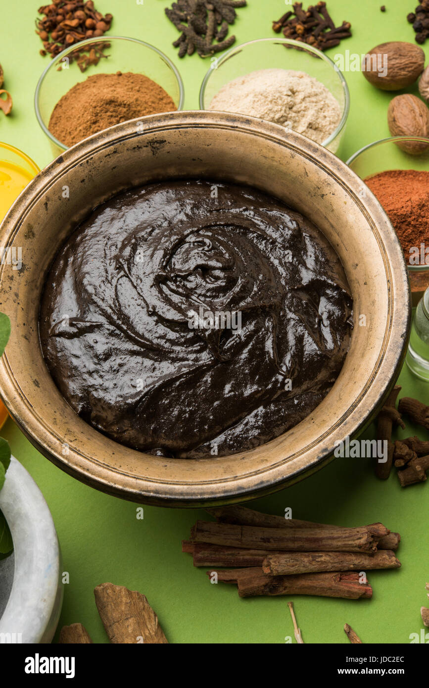 Indian Ayurvedic dietary supplement called Chyawanprash ...