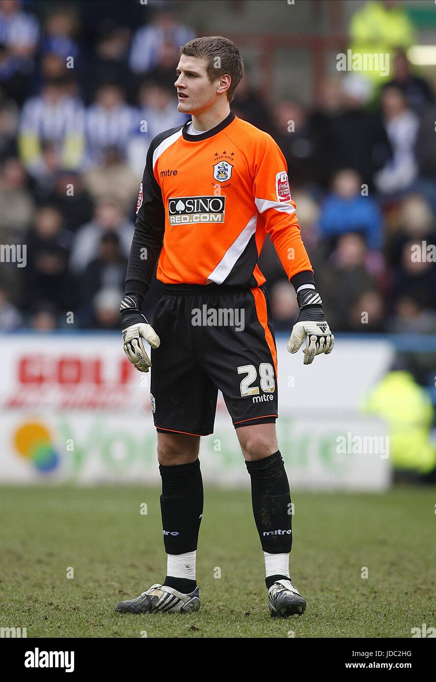 ALEX SMITHIES HUDDERSFIELD TOWN FC THE GALPHARM STADIUM HUDDERSFIELD ...