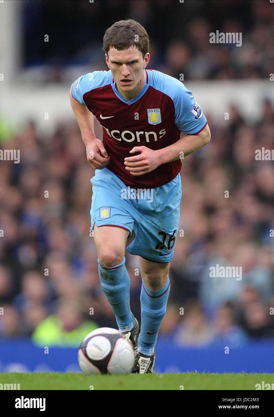 CRAIG GARDNER ASTON VILLA FC GOODISON PARK LIVERPOOL ENGLAND 15 ...