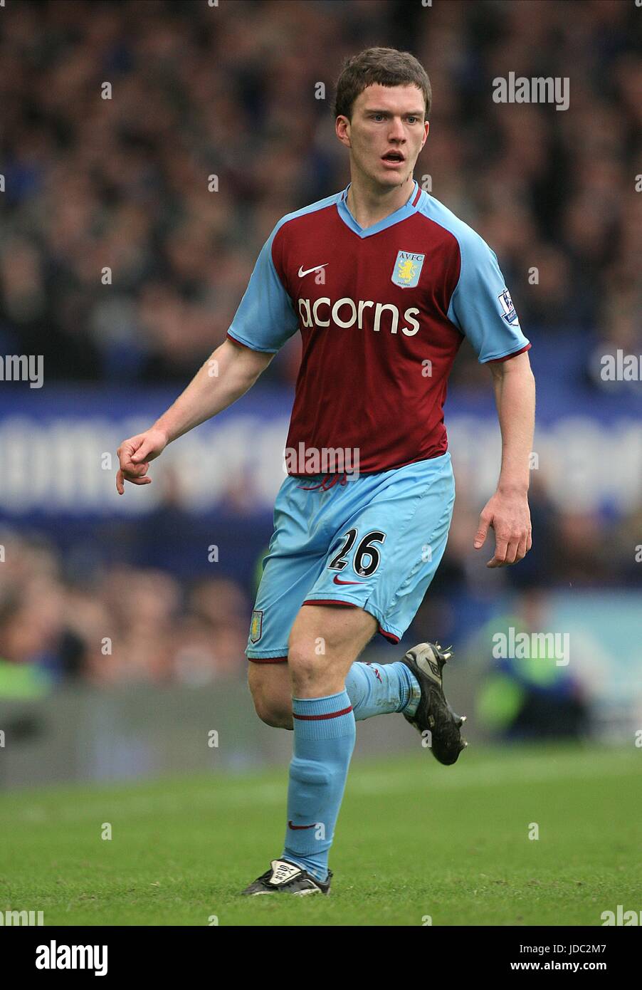 CRAIG GARDNER ASTON VILLA FC GOODISON PARK LIVERPOOL ENGLAND 15 ...