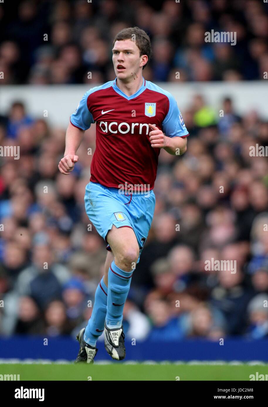 CRAIG GARDNER ASTON VILLA FC GOODISON PARK LIVERPOOL ENGLAND 15 ...