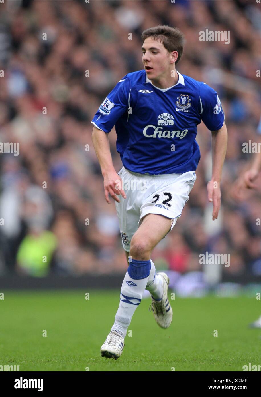 DAN GOSLING EVERTON FC GOODISON PARK LIVERPOOL ENGLAND 15 February 2009 ...