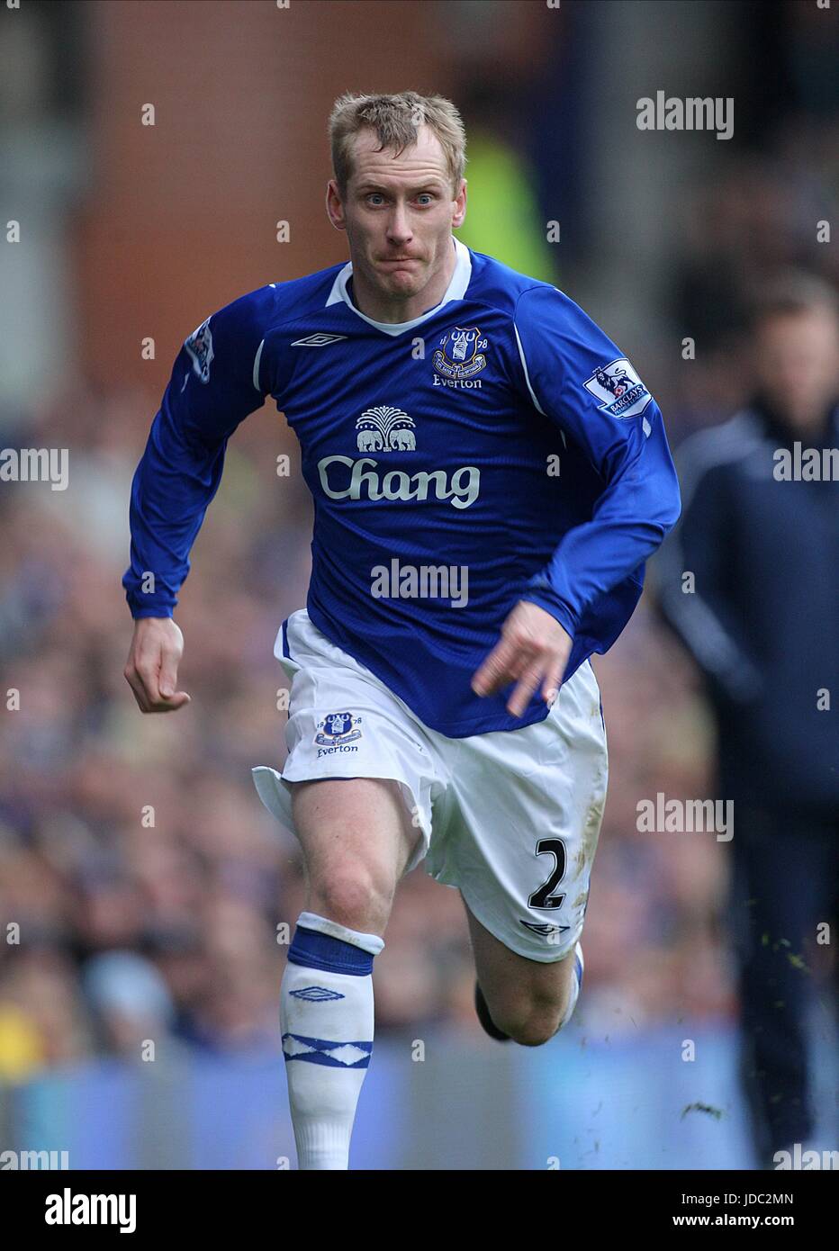 TONY HIBBERT EVERTON FC GOODISON PARK LIVERPOOL ENGLAND 15 February ...