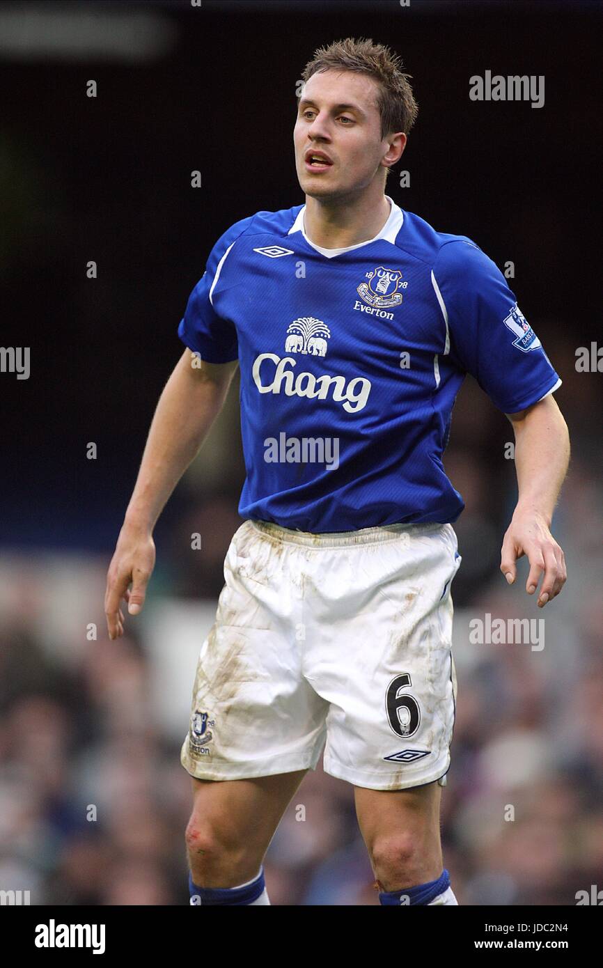 PHIL JAGIELKA EVERTON FC GOODISON PARK LIVERPOOL ENGLAND 15 February ...
