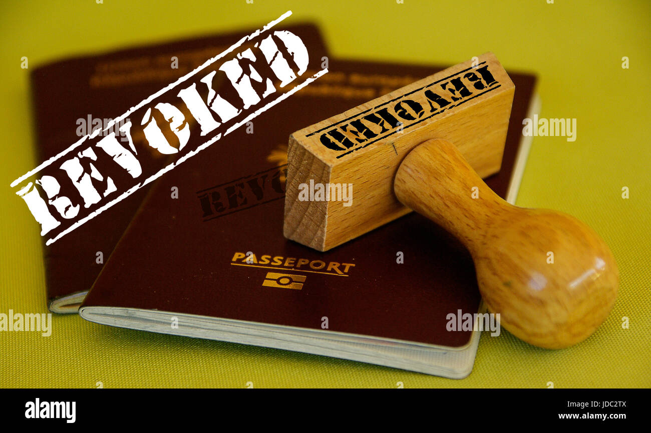 Passport revoked hi-res stock photography and images - Alamy