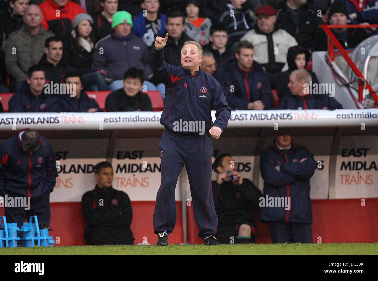 KEVIN BLACKWELL SHEFFIELD UNITED FC MANAGER BRAMALL LANE SHEFFIELD ...