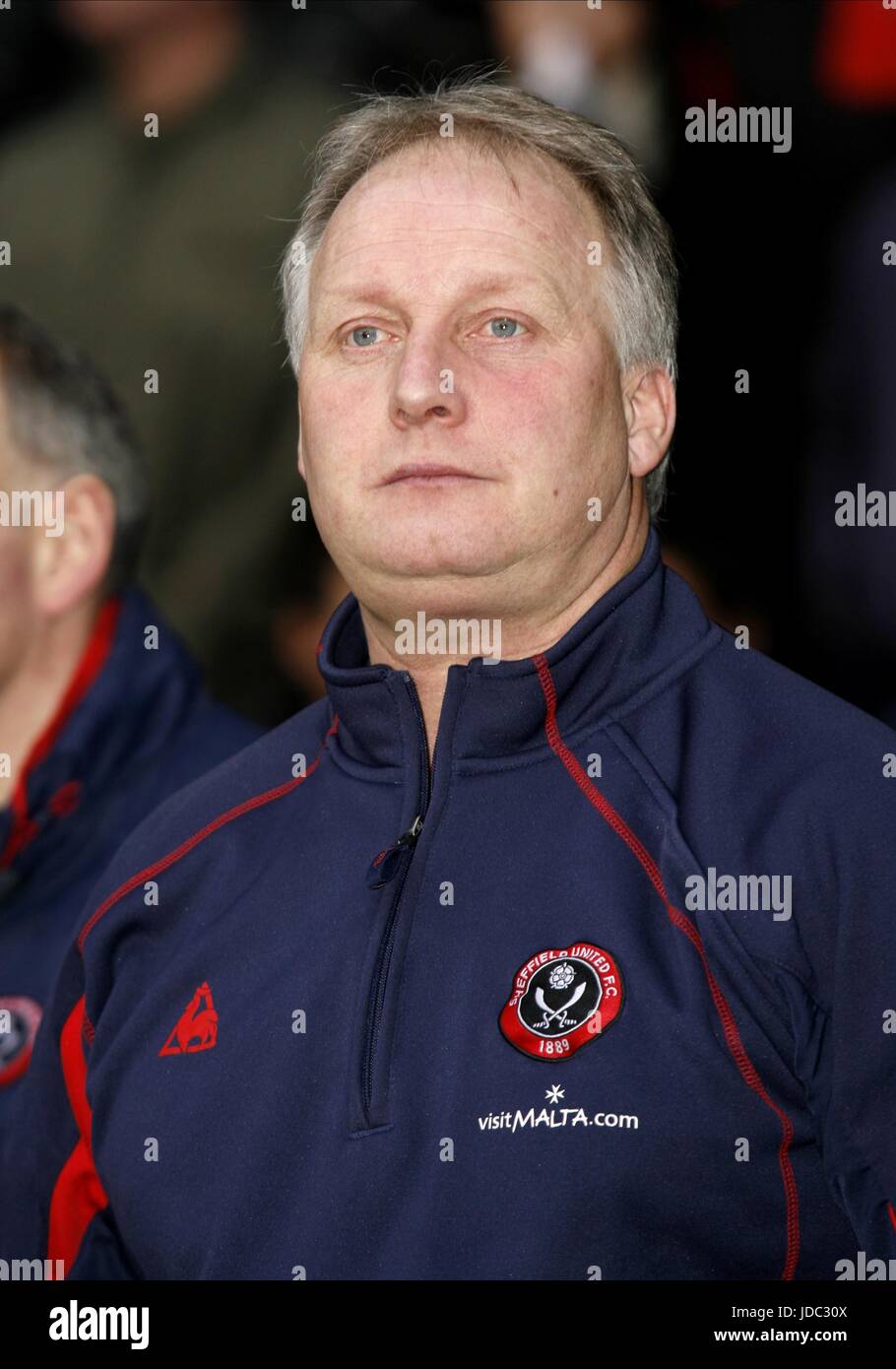 KEVIN BLACKWELL SHEFFIELD UNITED FC MANAGER BRAMALL LANE SHEFFIELD ...
