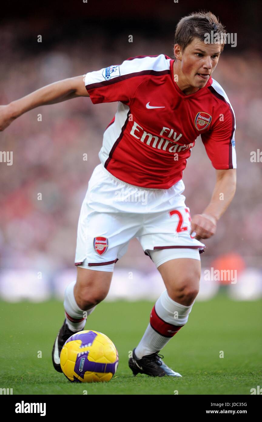 ANDREY ARSHAVIN ARSENAL FC EMIRATES STADIUM LONDON ENGLAND 21 February ...