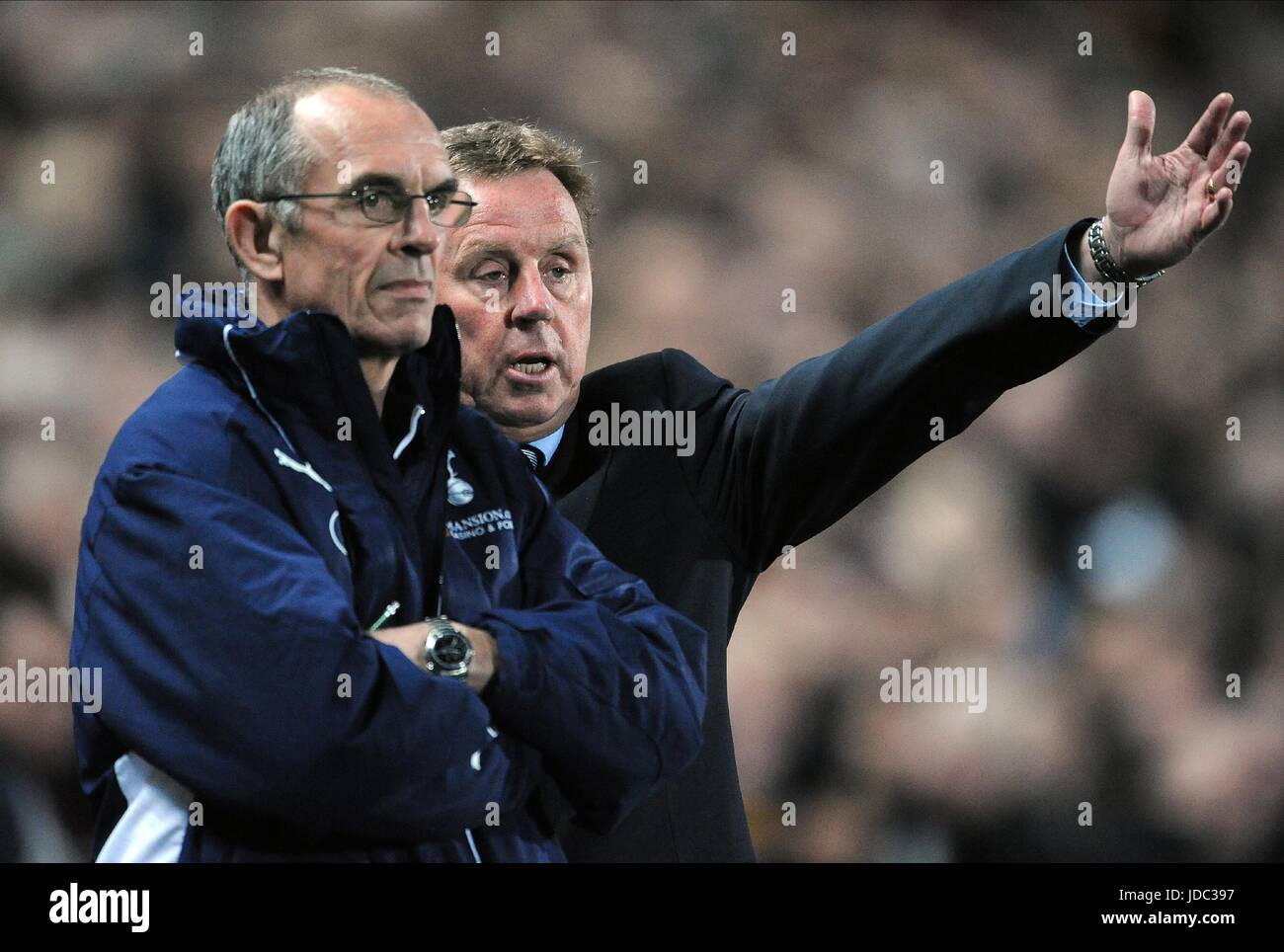 HARRY REDKNAPP & JOE JORDAN TOTTENHAM HOTSPUR FC MANAGER KC STADIUM ...