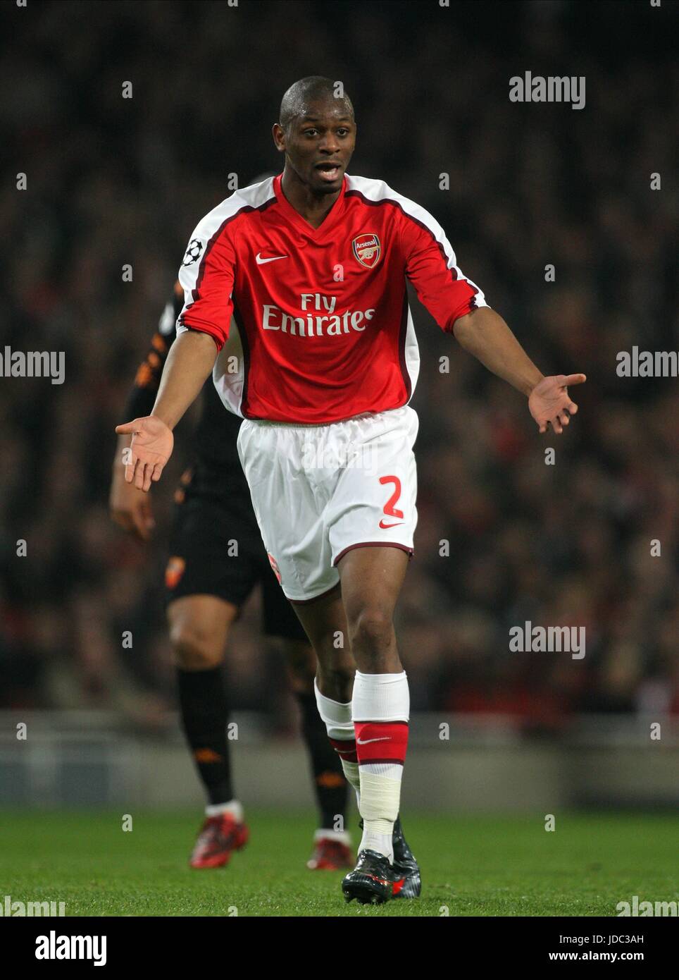 ABOU DIABY ARSENAL V AS ROMA EMIRATES STADIUM LONDON ENGLAND 24 ...