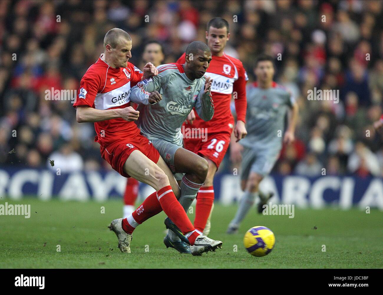 DAVID WHEATER & RYAN BABBEL MIDDLESBROUGH V LIVERPOOL THE RIVERSIDE ...