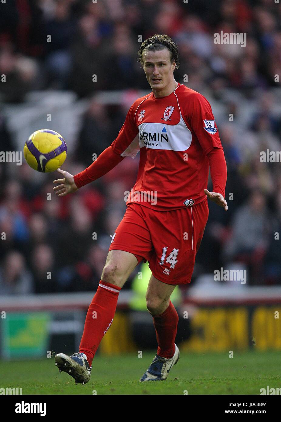 ROBERT HUTH BACK IN ACTION MIDDLESBROUGH V LIVERPOOL THE RIVERSIDE ...