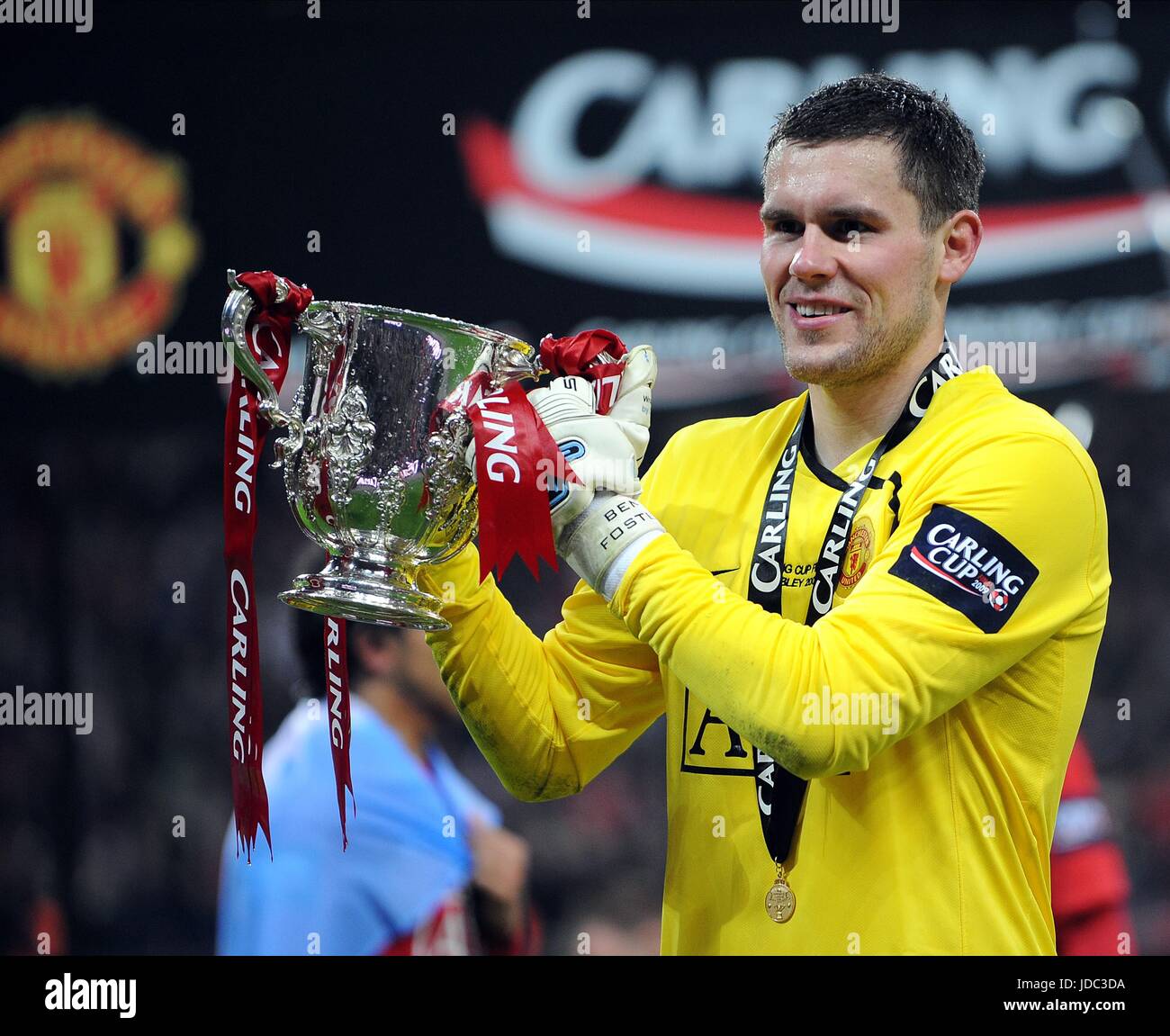 BEN FOSTER MANCHESTER UNITED V TOTTENHAM WEMBLEY STADIUM LONDON ENGLAND ...