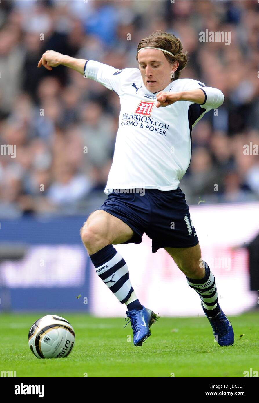 LUKA MODRIC TOTTENHAM HOTSPUR FC WEMBLEY STADIUM LONDON ENGLAND 01 ...