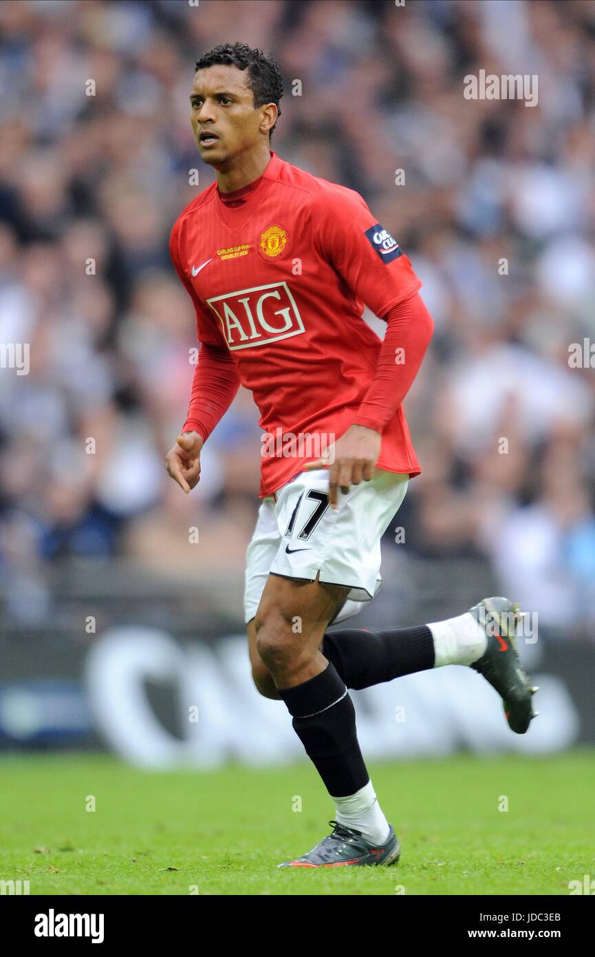 NANI MANCHESTER UNITED FC WEMBLEY STADIUM LONDON ENGLAND 01 March 2009 ...