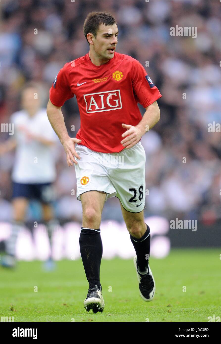 DARRON GIBSON MANCHESTER UNITED FC WEMBLEY STADIUM LONDON ENGLAND 01 ...