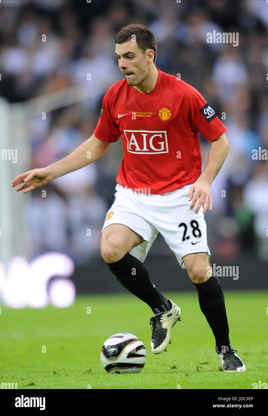 DARRON GIBSON MANCHESTER UNITED FC WEMBLEY STADIUM LONDON ENGLAND 01 ...