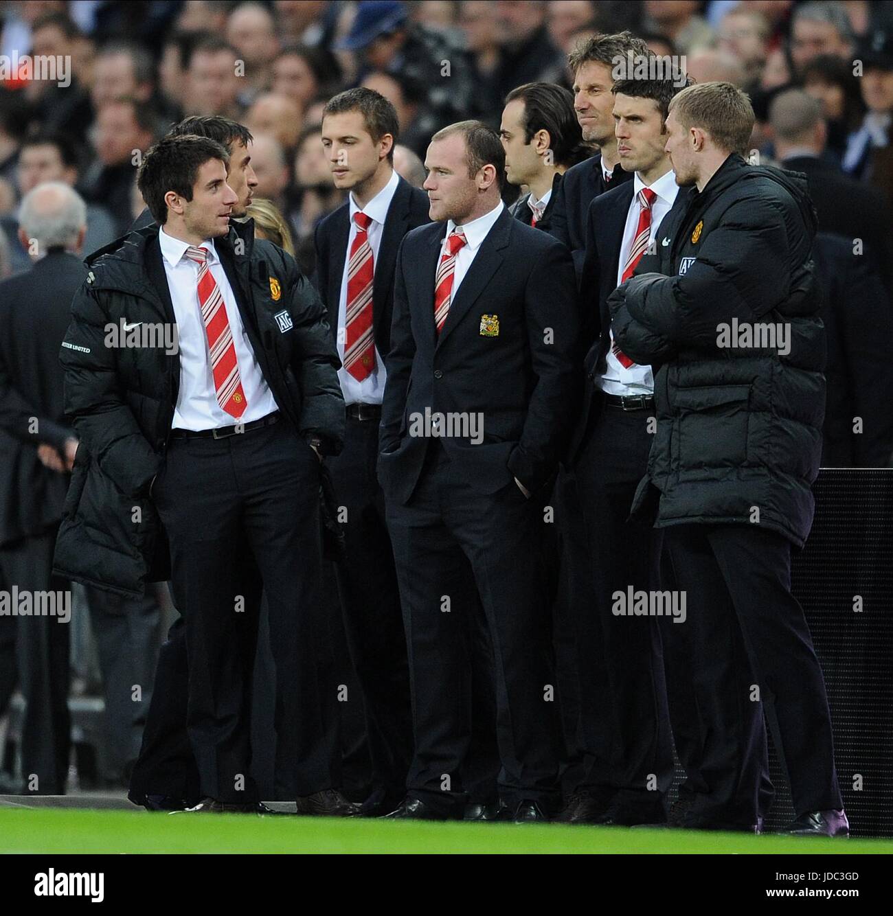 WAYNE ROONEY, EDWIN VAN DER SAR, MICHAEL CARRICK , DARREN FLETCHER ...