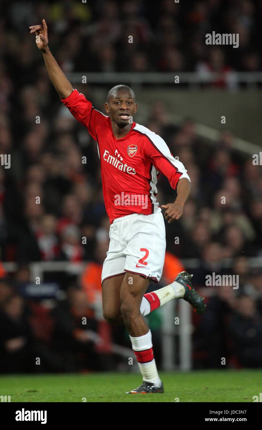 ABOU DIABY ARSENAL FC EMIRATES STADIUM LONDON ENGLAND 24 February 2009 ...