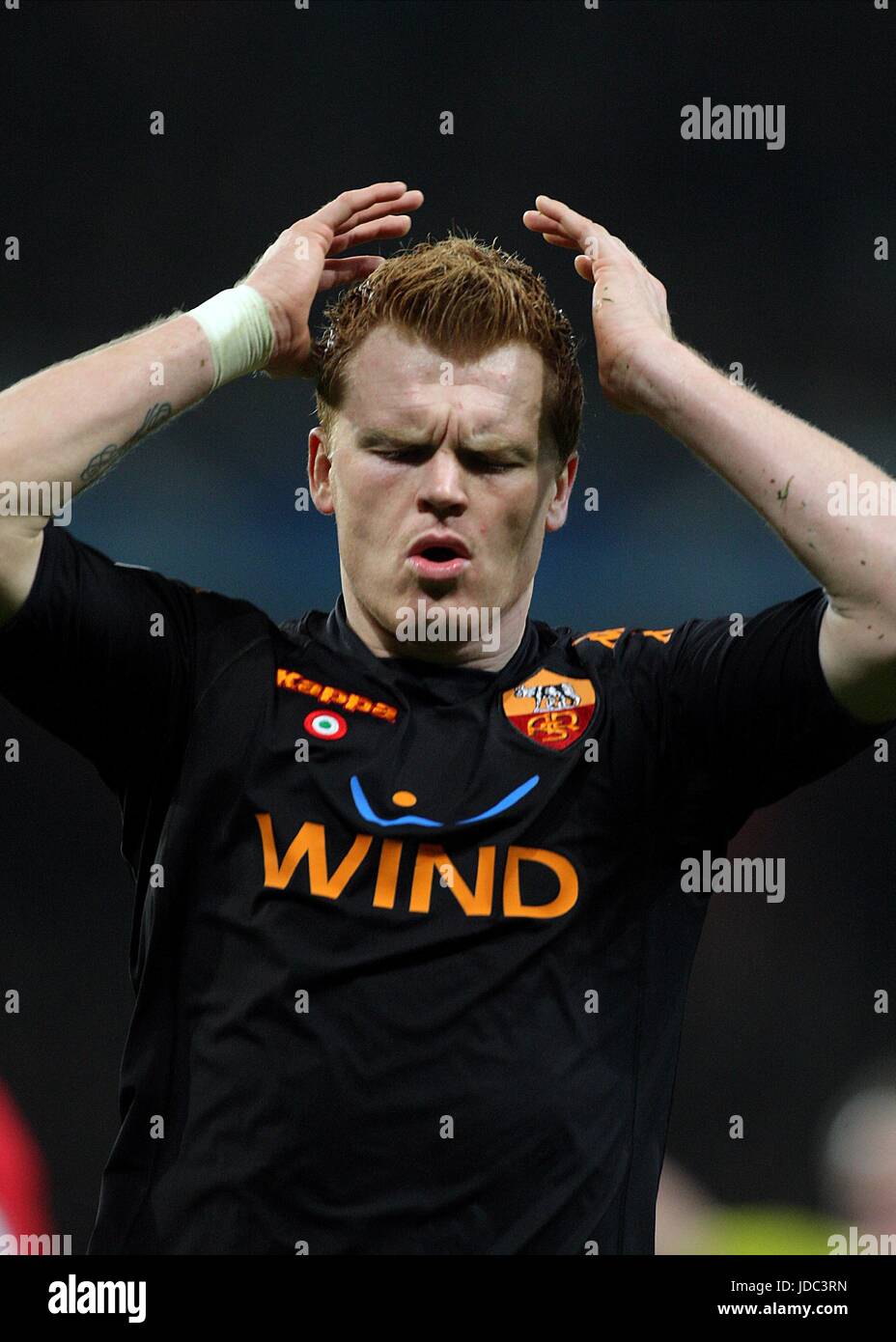 JOHN ARNE RIISE AS ROMA EMIRATES STADIUM LONDON ENGLAND 24 February ...