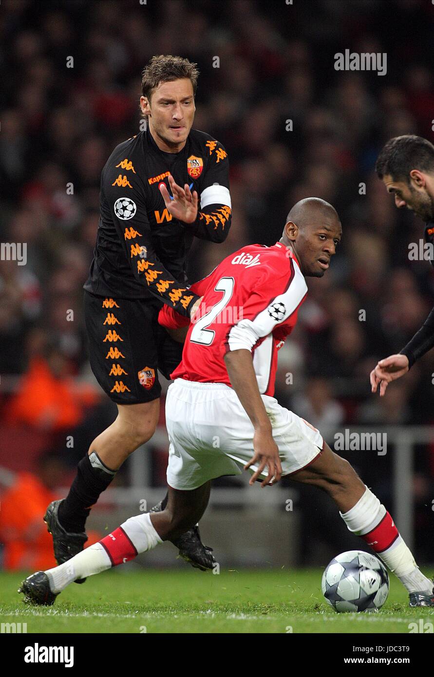 Emirates stadium francesco totti hi-res stock photography and images ...