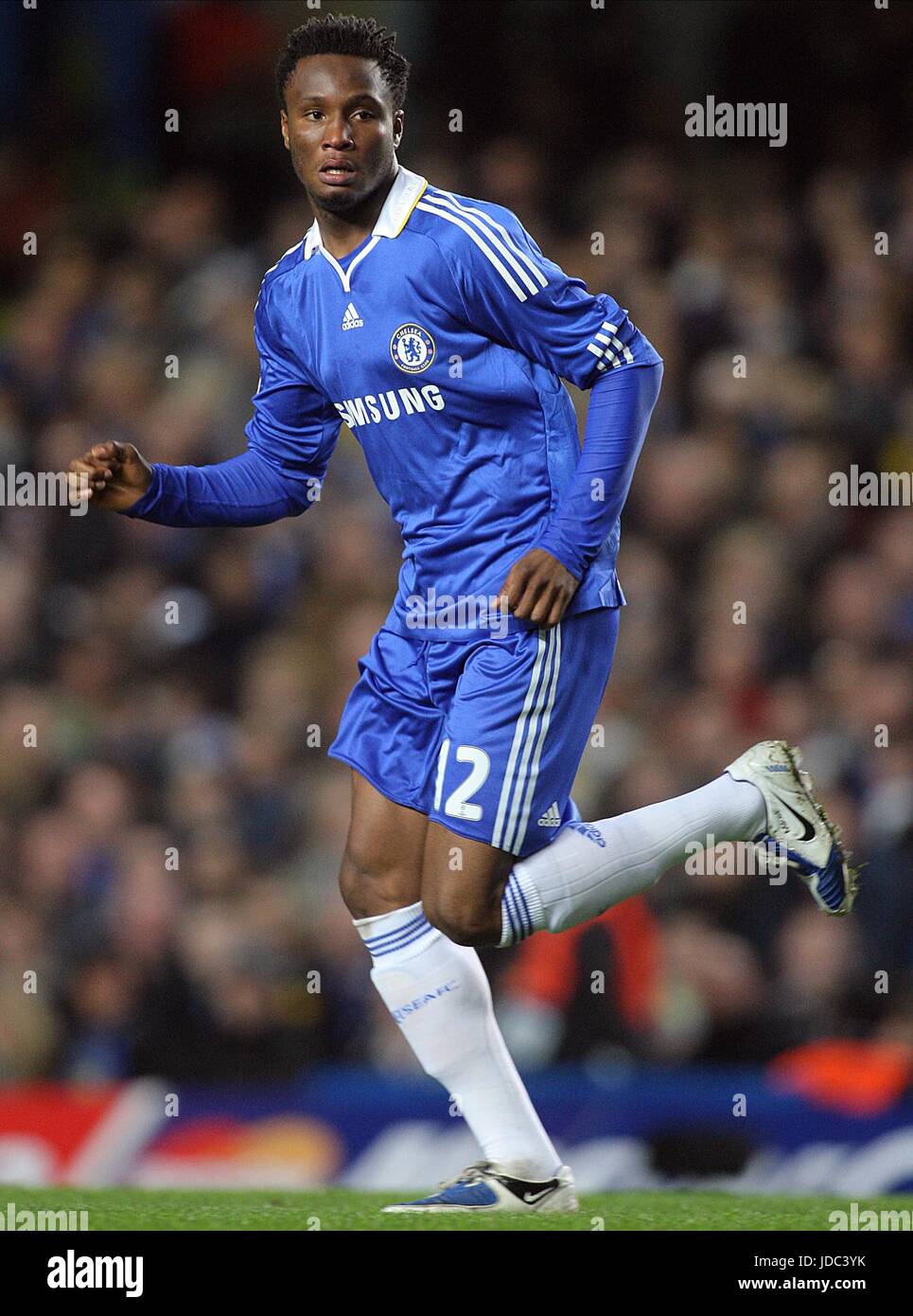JOHN OBI MIKEL CHELSEA FC STAMFORD BRIDGE LONDON ENGLAND 25 February ...