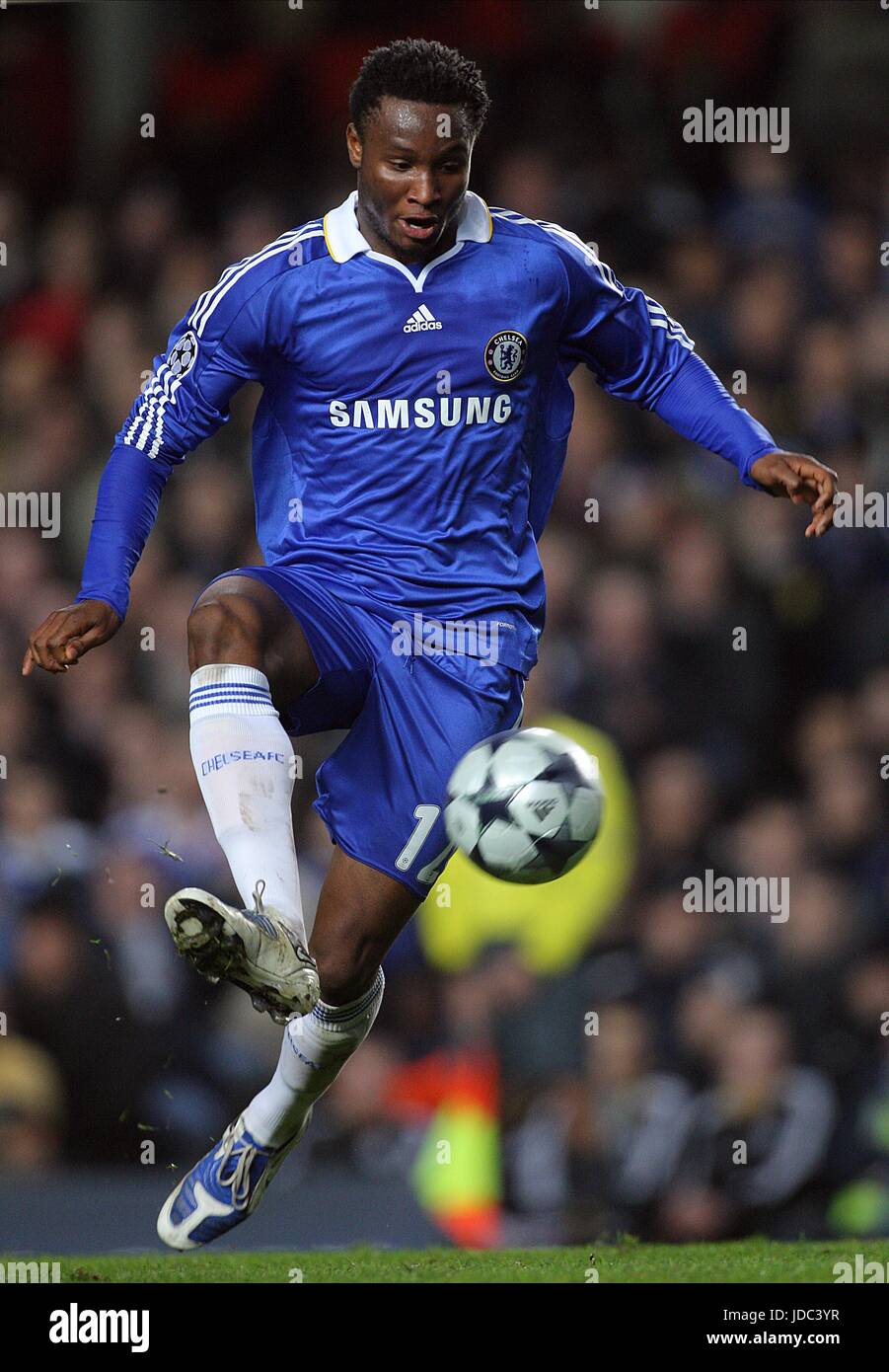 JOHN OBI MIKEL CHELSEA FC STAMFORD BRIDGE LONDON ENGLAND 25 February ...