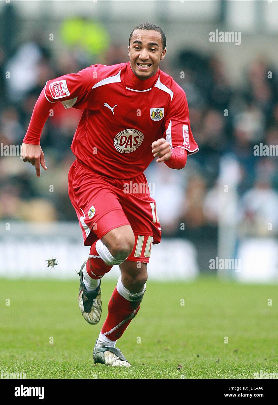 NICKY MAYNARD BRISTOL CITY FC PRIDE PARK DERBY ENGLAND 07 March 2009 ...