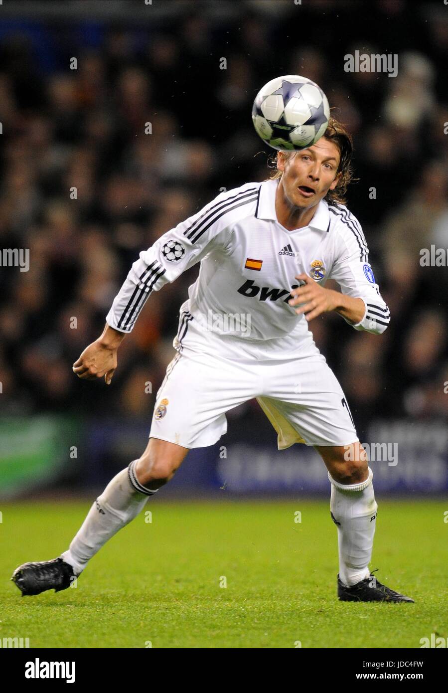 GABRIEL HEINZE REAL MADRID ANFIELD LIVERPOOL ENGLAND 10 March 2009 ...