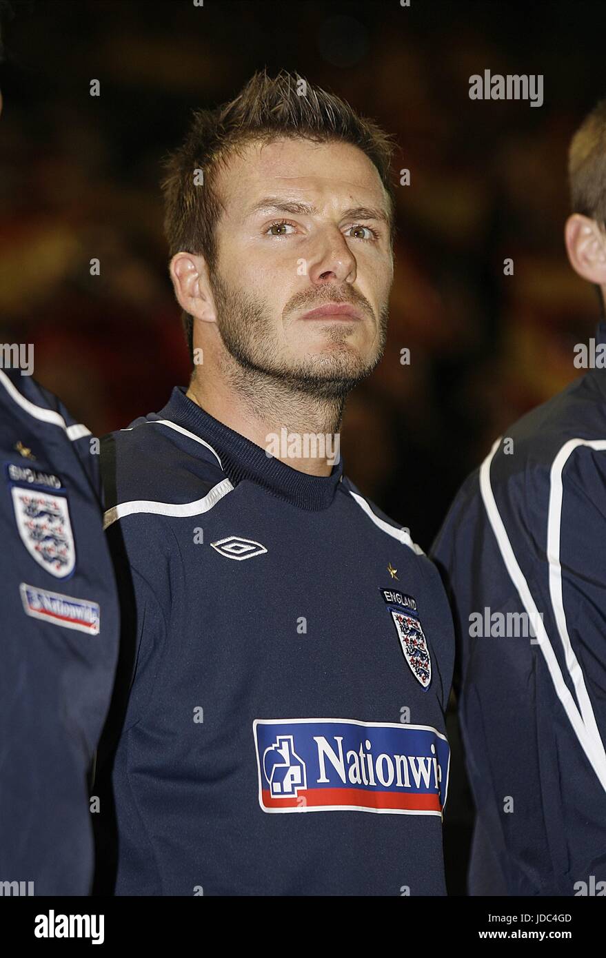 DAVID BECKHAM ENGLAND & AC MILAN FC ESTADIO RAMON SANCHEZ PIZJUAN ...