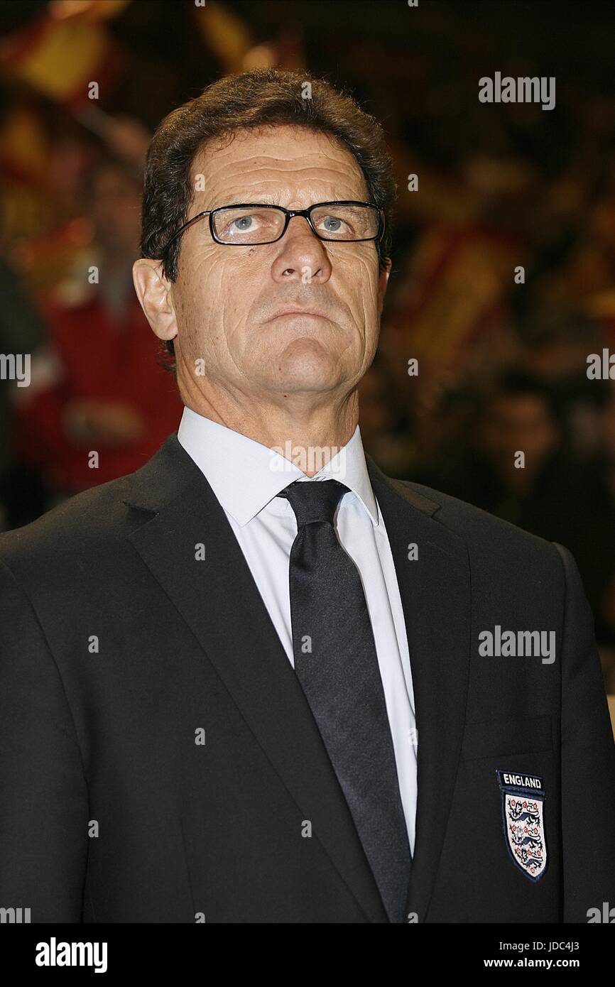 FABIO CAPELLO ENGLAND FOOTBALL MANAGER ESTADIO RAMON SANCHEZ PIZJUAN ...