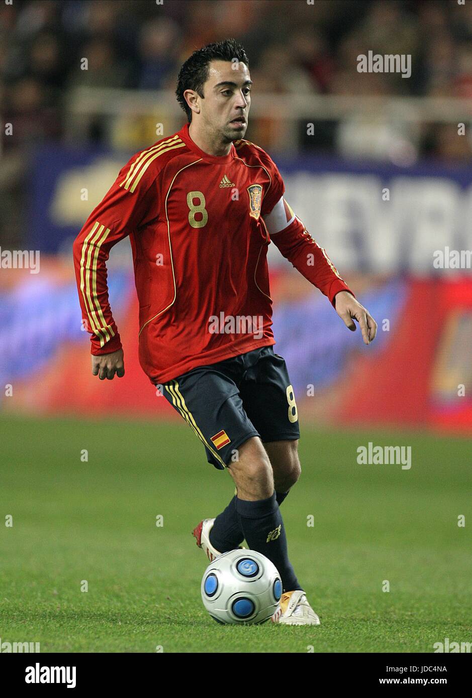 XAVI SPAIN & BARCELONA ESTADIO RAMON SANCHEZ PIZJUAN SEVILLE SPAIN 11 ...