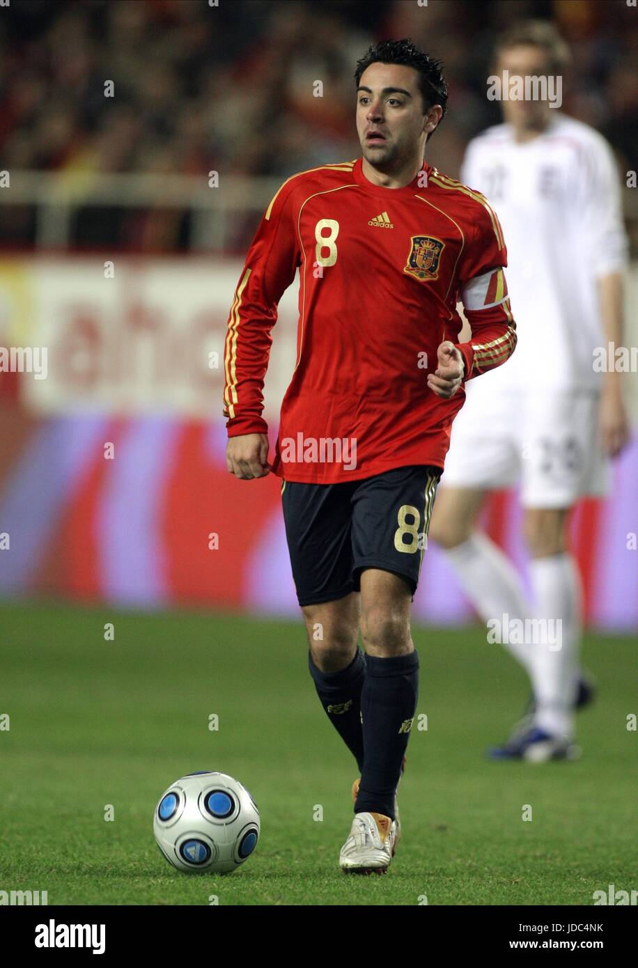 XAVI SPAIN & BARCELONA ESTADIO RAMON SANCHEZ PIZJUAN SEVILLE SPAIN 11 ...