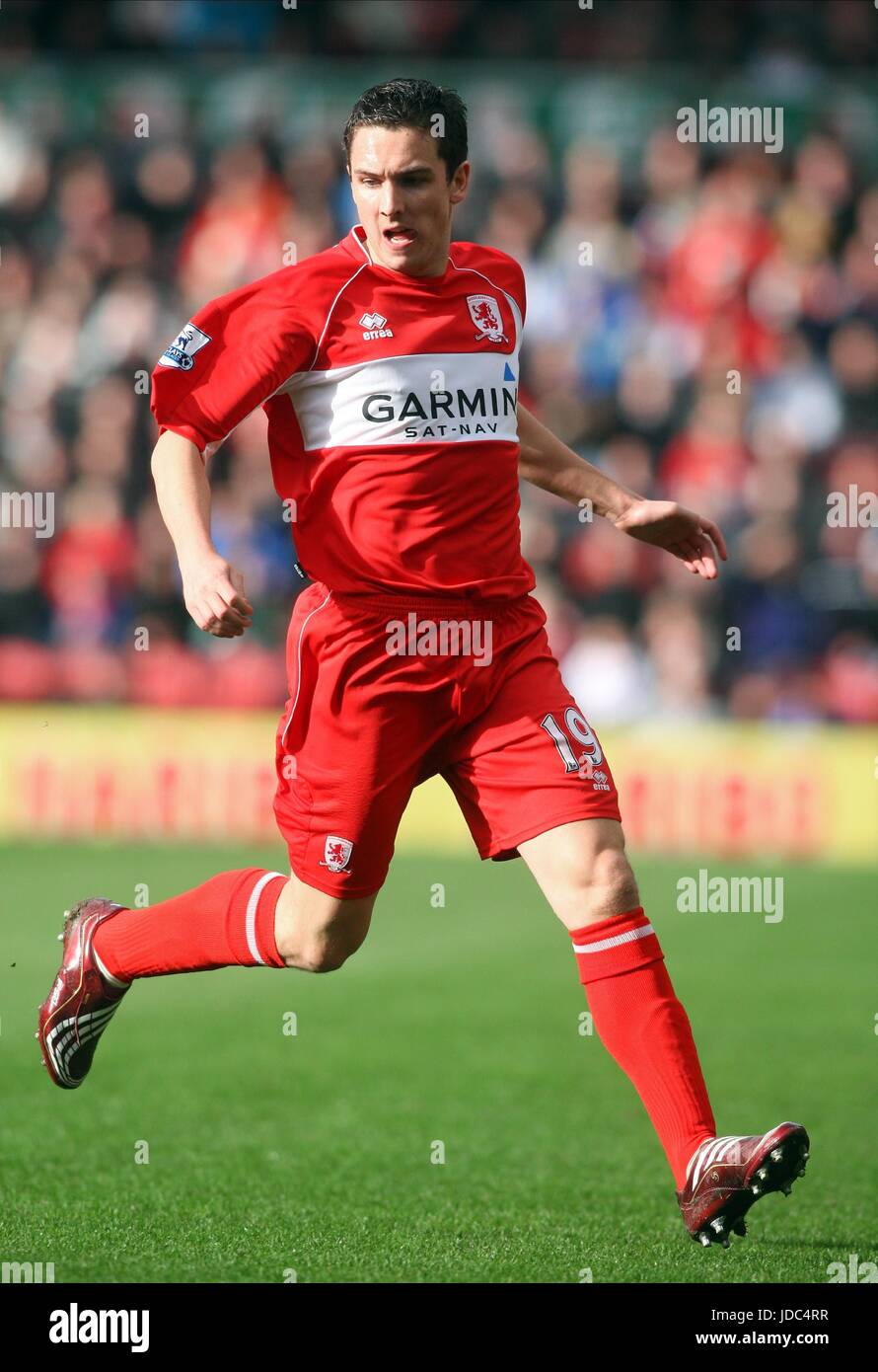 STEWART DOWNING MIDDLESBROUGH FC RIVERSIDE STADIUM MIDDLESBROUGH ...
