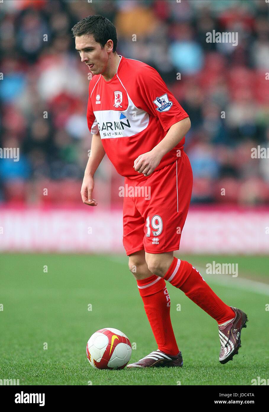 STEWART DOWNING MIDDLESBROUGH FC RIVERSIDE STADIUM MIDDLESBROUGH ...