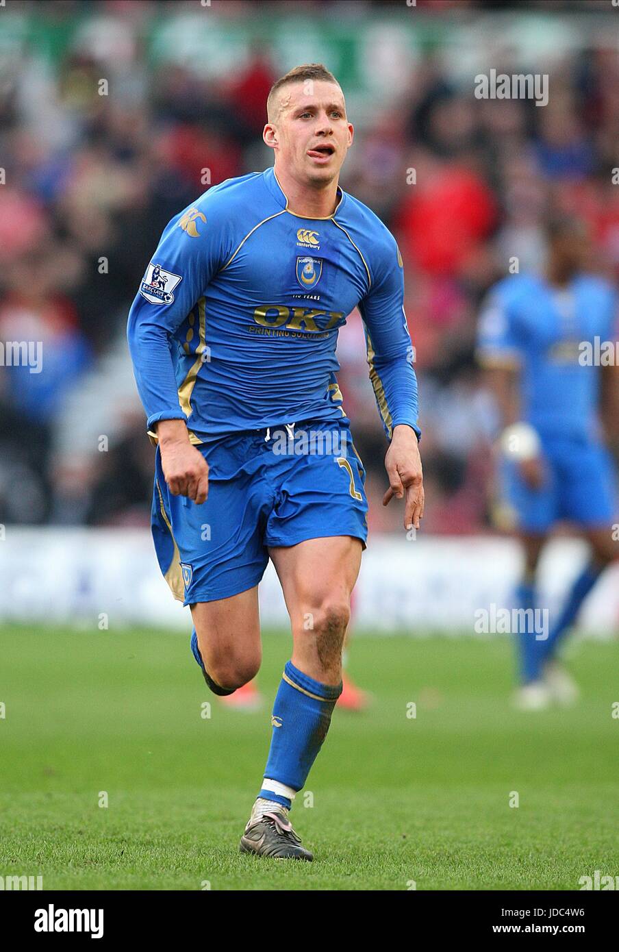 SEAN DAVIS PORTSMOUTH FC RIVERSIDE STADIUM MIDDLESBROUGH ENGLAND 14 ...