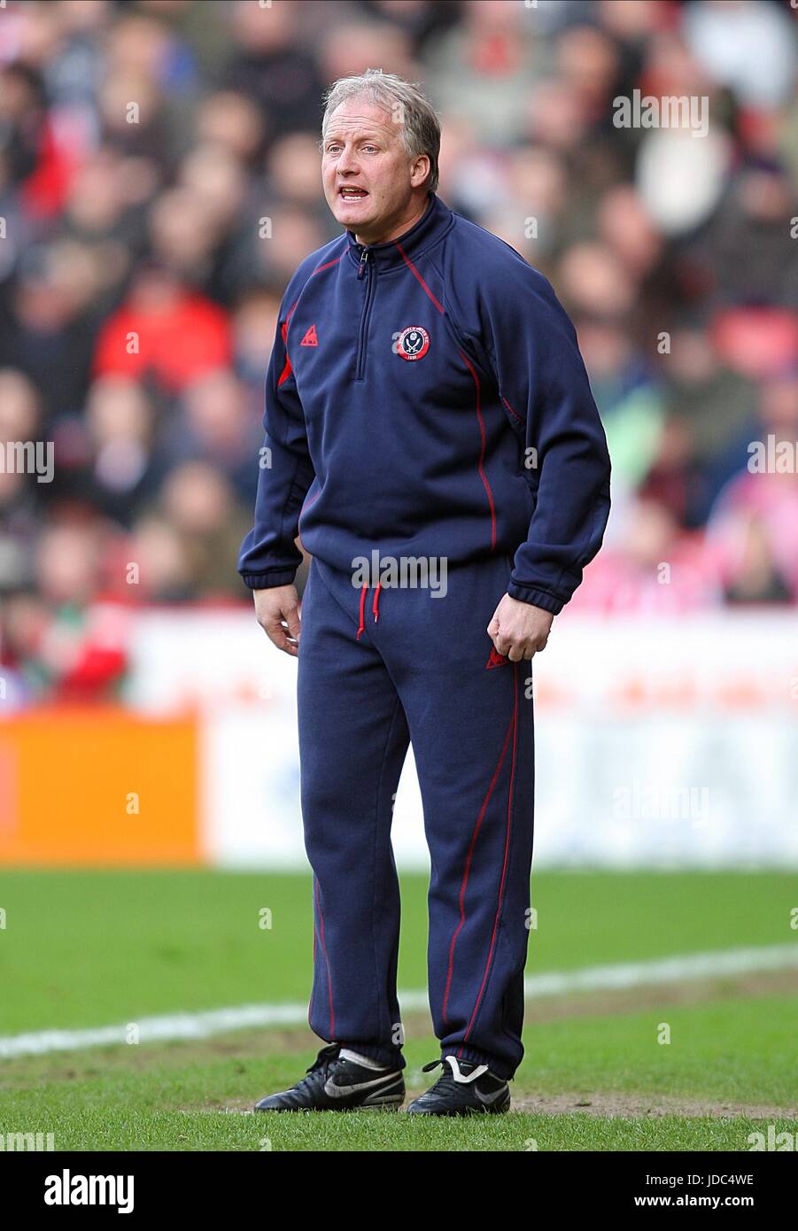 KEVIN BLACKWELL SHEFFIELD UNITED FC MANAGER BRAMALL LANE SHEFFIELD ...