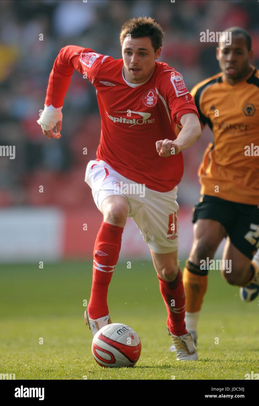 PAUL ANDERSON NOTTINGHAM FOREST FC THE CITY GROUND NOTTINGHAM ENGLAND ...