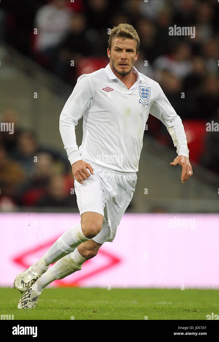 DAVID BECKHAM ENGLAND V SLOVAKIA WEMBLEY STADIUM LONDON ENGLAND 28 ...
