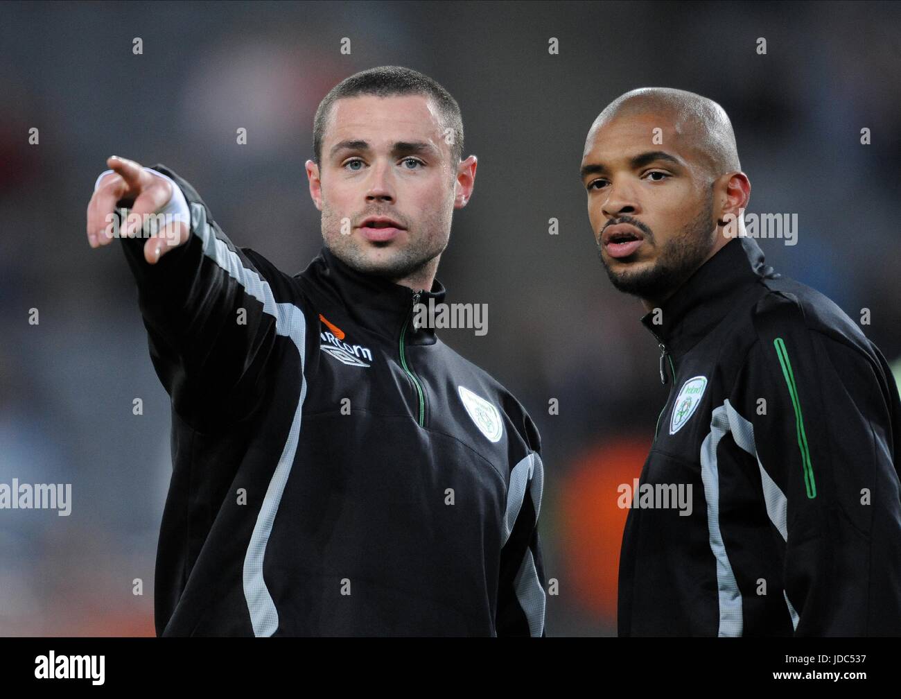 DAMIEN DELANEY & CALEB FOLAN REPUBLIC OF IRELAND CROKE PARK DUBLIN ...