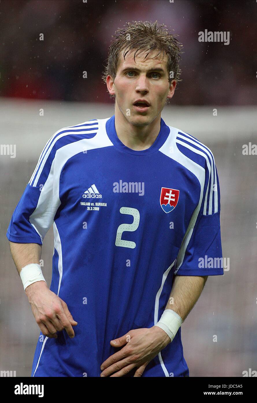 MAREK MINTAL SLOVAKIA WEMBLEY STADIUM LONDON ENGLAND 28 March 2009 Stock Photo - Alamy