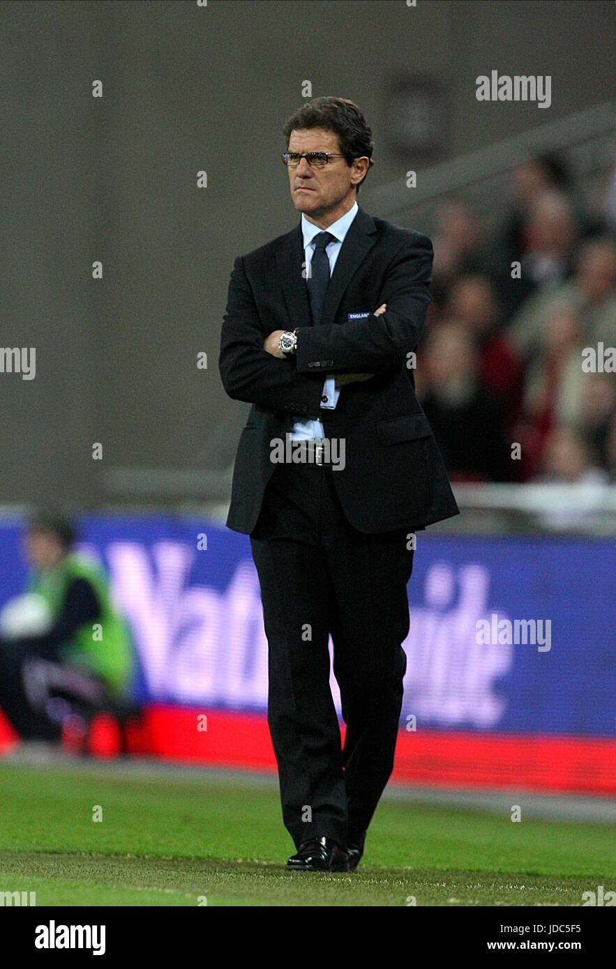 FABIO CAPELLO ENGLAND FOOTBALL MANAGER WEMBLEY STADIUM LONDON ENGLAND ...