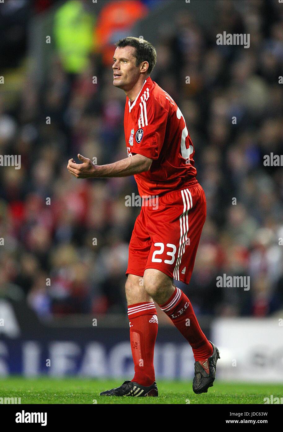 JAMIE CARRAGHER LIVERPOOL FC ANFIELD LIVERPOOL ENGLAND 08 April 2009 ...