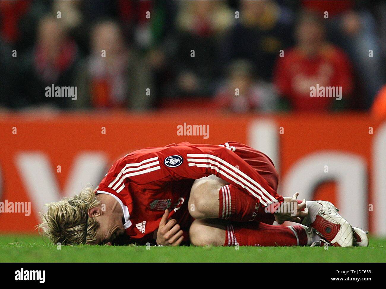 FERNANDO TORRES LIVERPOOL FC ANFIELD LIVERPOOL ENGLAND 08 April 2009 ...