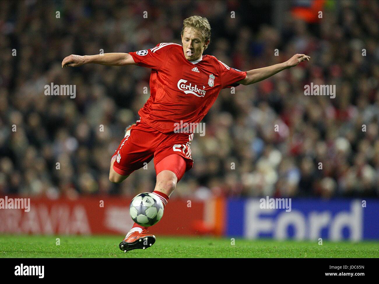 LUCAS LIVERPOOL FC ANFIELD LIVERPOOL ENGLAND 08 April 2009 Stock Photo ...