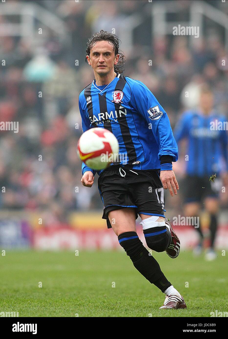 TUNCAY MIDDLESBROUGH FC BRITANNIA STADIUM STOKE ENGLAND 21 March 2009 ...