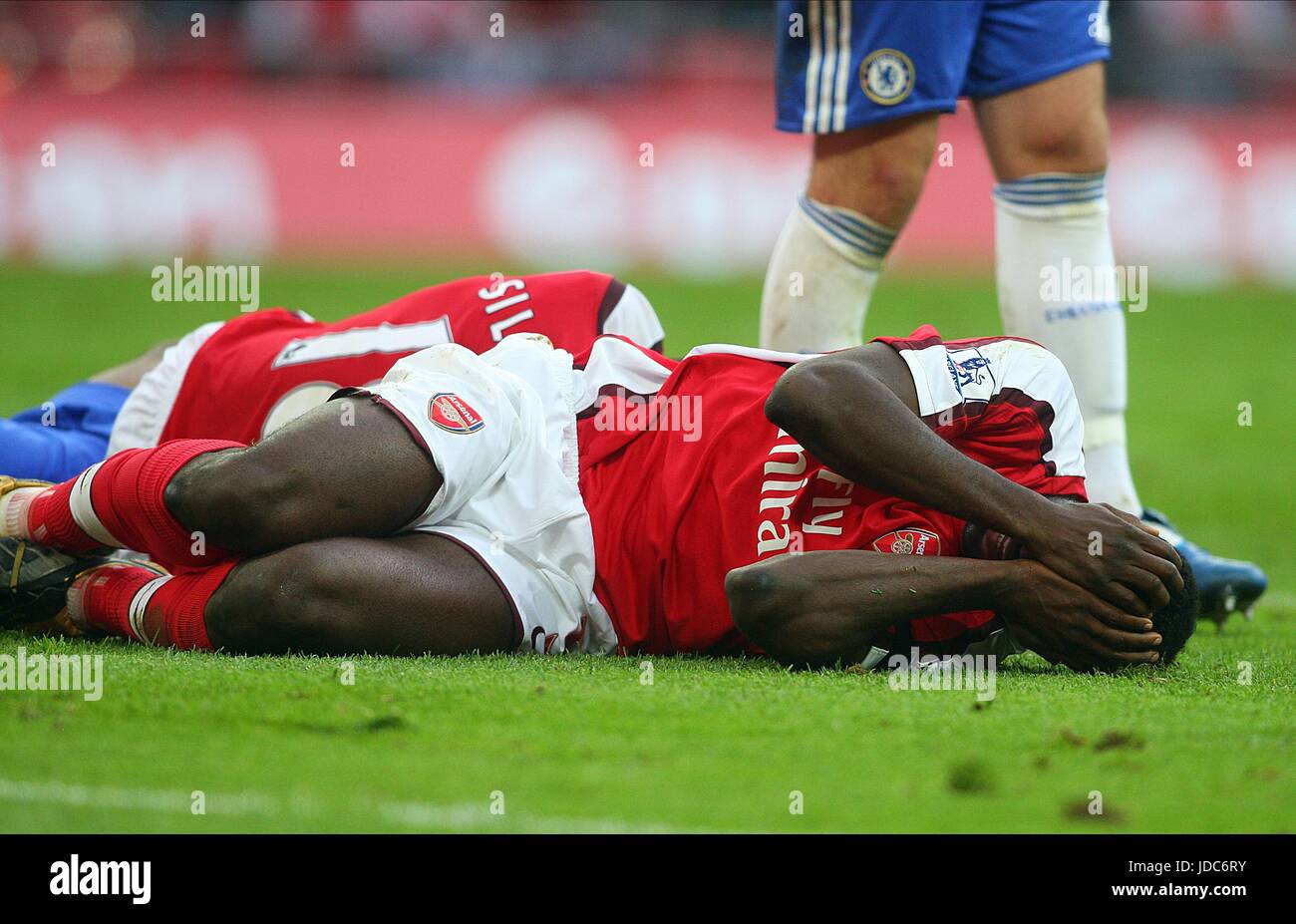 EMMANUEL EBOUE ARSENAL FC WEMBLEY STADIUM LONDON ENGLAND 18 April 2009 ...