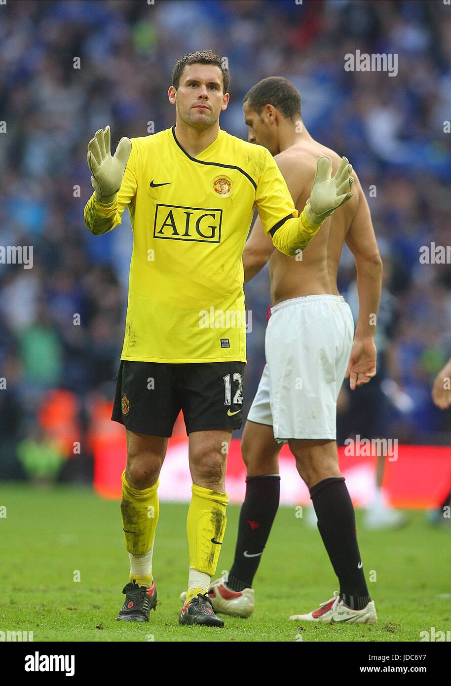 BEN FOSTER MANCHESTER UNITED FC WEMBLEY STADIUM LONDON ENGLAND 19 April ...